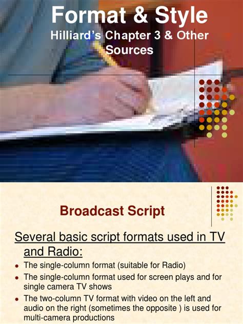 Lecture 3 Format And Style Pdf Ellipsis Broadcasting