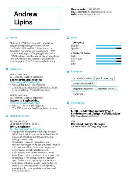 Rf Engineer Resume Sample Kickresume