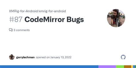 Codemirror Bugs · Issue 87 · Xmrig For Androidxmrig For Android · Github