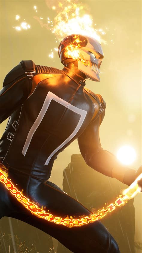 Ghost Rider From Marvels Midnight Suns Hd Phone Wallpaper Rare Gallery