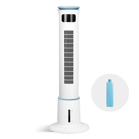 Hngkng Simple Deluxe Mist Tower Fan 12 Speeds And 3 Modes Settings Standing Fan 15 Hour Timing