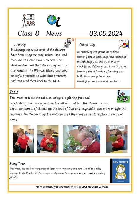 Class 8 News | Haughton School