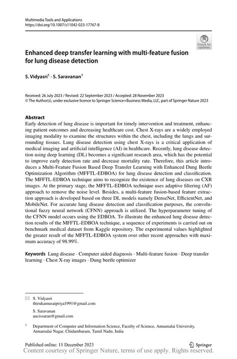 enhanced deep transfer learning with multi feature fusion for lung