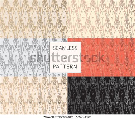 Naked Sexy Repeat Colorful Pattern Stock Vectors And Vector Art Shutterstock