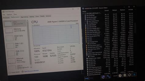 Cpu Not Going Above 455 Ghz Staying At 452 During Multicore Test