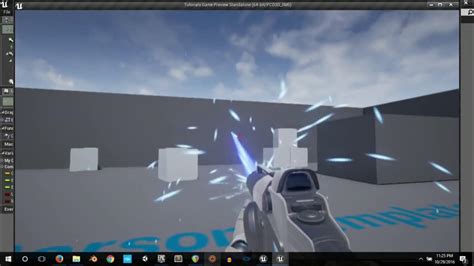 Ue4 Blueprint Tutorial Shoot Ligtning Youtube
