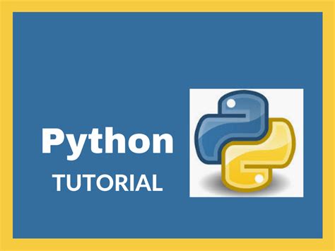 Python Tutorial — Tutorialbrain