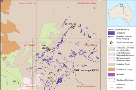 Geological Map Of The Urapunga Region Modified After Munson 2016 Download Scientific Diagram