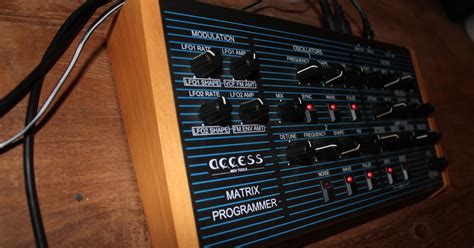 matrixsynth access oberheim matrix synth programmer