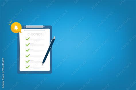 Checklist Check List Document Paper Check List And To Do List With