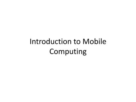 Mobile Computingpptx