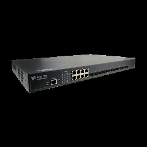 Управляемый коммутатор уровня 3 BDCOM S5612, 8x 10/100/1000Base-T, 12x ...