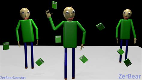 Baldi Render By Zerbeardoesart On Deviantart