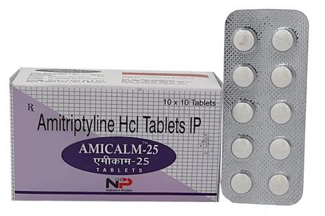 Amitriptyline Hcl 25mg Tablets Ip At ₹ 27 Strip Amitriptyline Tablet In Jaipur Id 2857338265348