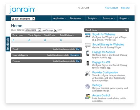 How To Install Setup And Configure The Janrain Addon For Cs Cart Knowledgebase Granite Web