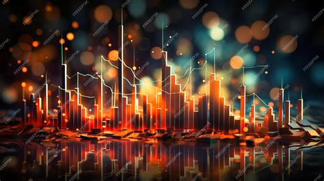 Premium Ai Image Floating Charts And Graphs Visualizing Upward Trends