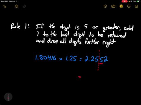 solved two rules are used to decide how to round the result of a