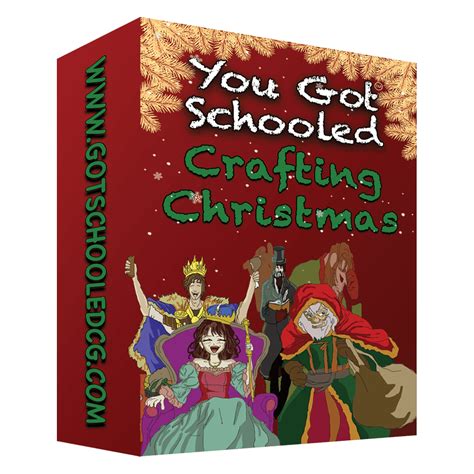 You Got Schooled Crafting Christmas Deck Card Game History Card