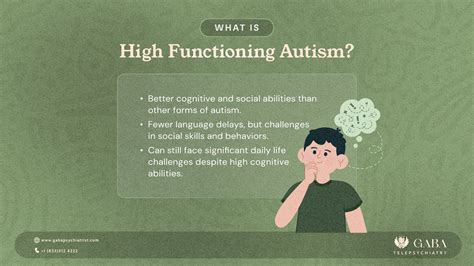 High Functioning Autism Symptoms Gaba Online Psychiatrist