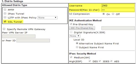 Instructions For Configuring SSL VPN For LAN To LAN VPN On Draytek Modem Application System