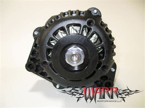 High Output GM Alternator F Body LS1 LS6 180 Black CS130D Style