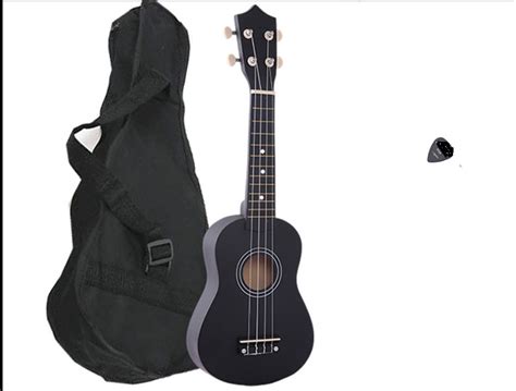 Укулеле Чорна з Чохлом та Медіатором Angel Of Music фото відгуки характеристики в інтернет