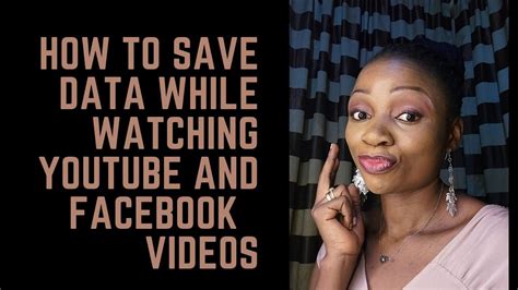 NO MORE WASTE OF DATA HOW I SAVE DATA WHILE WATCHING YOUTUBE AND FACEBOOK VIDEOS YouTube