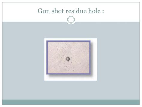 Chemical Tests For Gsr Pptx Arms And Ammunition Sensitive Topics