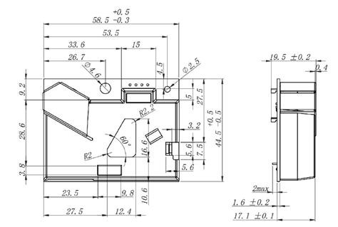Infrared Dust Sensor Module For Pm25voc