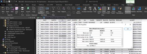 Block Model Reblocking Regularisation And Reporting Micromine Origin And Beyond