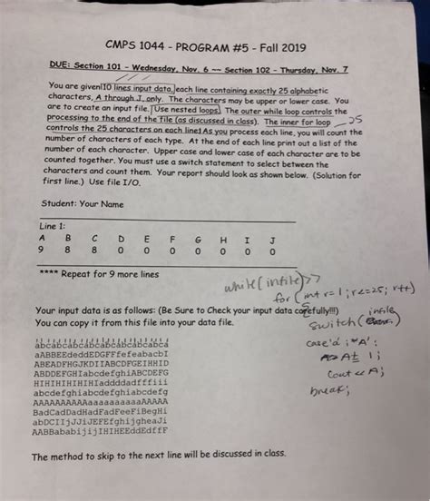 Solved Cmps 1044 Program 5 Fall 2019 Due Section 101
