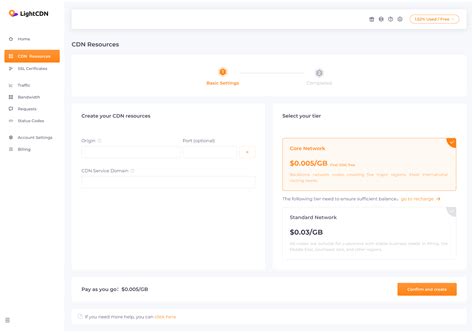 Cdn Configuration · Lightcdn