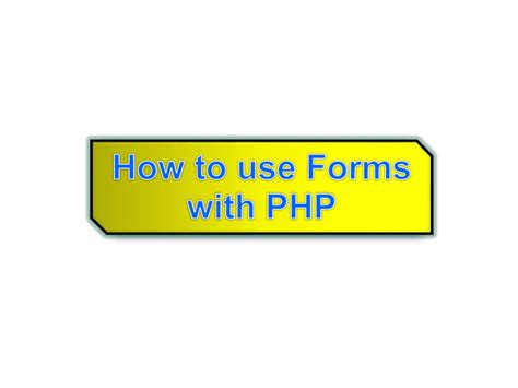 Ppt Php Part 2 Powerpoint Presentation Free Download Id5103757