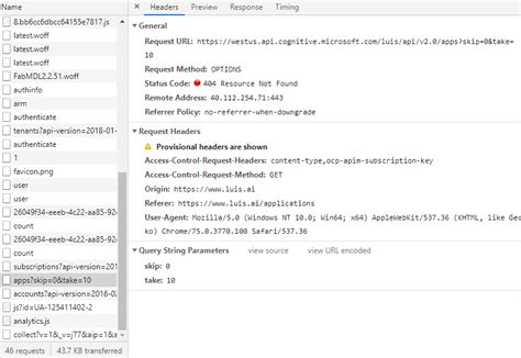 Luis AI Unable To Access Luis Applications From Dashboard Issue Microsoft Botframework