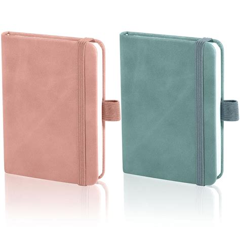 2 Pack Mini Notebooks 315 ×433 Inch Pocket Notebook Small Leather