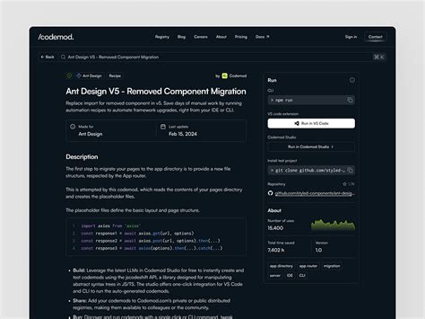 Codemod Dark Mode By Vitaly Belousov On Dribbble