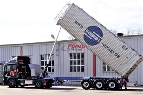 Vario Tilt Chassis Fliegl Trailer Tippers Truck Trailers Chassis