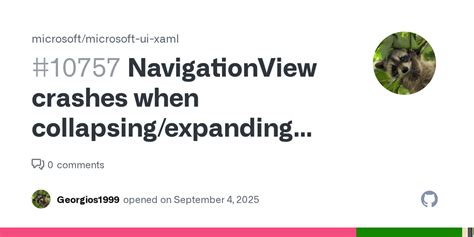 Navigationview Crashes When Collapsingexpanding After Modifying Items