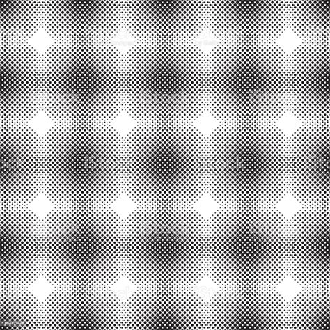 벡터 추상 하프톤 점 완벽 한 패턴 레트로 다 배경입니다 흑인과 백인 점선 텍스처입니다 1970 1979 년에 대한 스톡 벡터 아트 및 기타 이미지 Istock