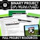 Minecraft Themed BINARY BUNDLE Binary Worksheets Binary Project Assessment