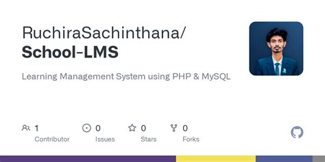 Github Ruchirasachinthana School Lms Learning Management System Using Php Mysql