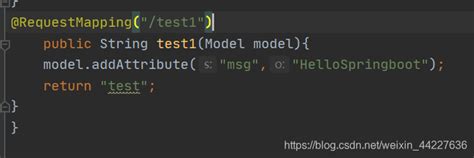 Springboot中进行model传值时遇到的问题springboot中使用model传值时无数据 Csdn博客