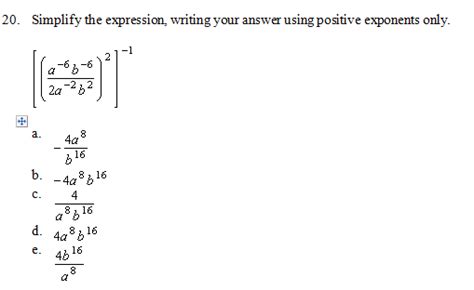Solved Simplify The Expression Writing Your Answer Using Chegg Com