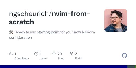 Github Ngscheurich Nvim From Scratch 🛠️ Ready To Use Starting Point For Your New Neovim
