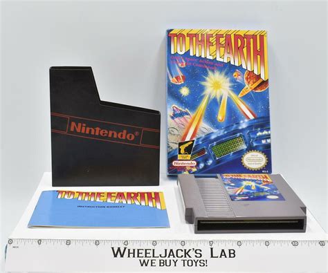 To The Earth Nintendo NES 1989 Video Game MINTY Wheeljack S Lab