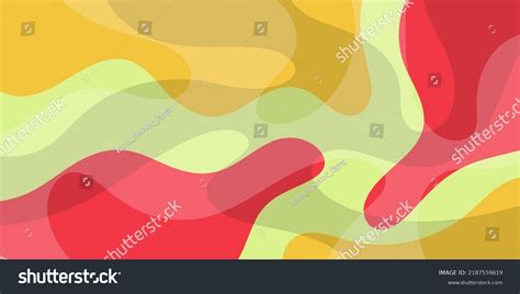 Abstract Background Red Yellow Gradient Wave Stock Vector Royalty Free