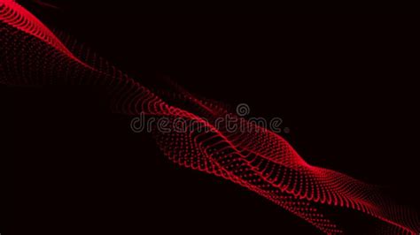 Red Color Trapcode Form Background Animation Cyber Or Technology Background Stock Video Video