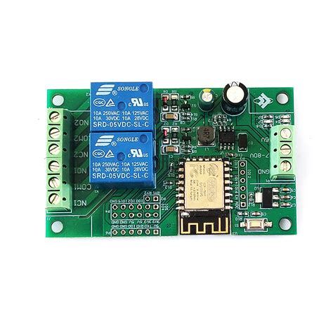 Modules 5pcs 5v8 80v Power Supply Esp8266 Wifi Dual Relay Module Esp