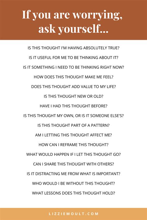 16 Questions To Ask Yourself When You Feel Worried In 2025 How Are