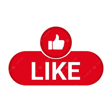 Youtube Like Button Free Vector Youtube Like Button Like Button